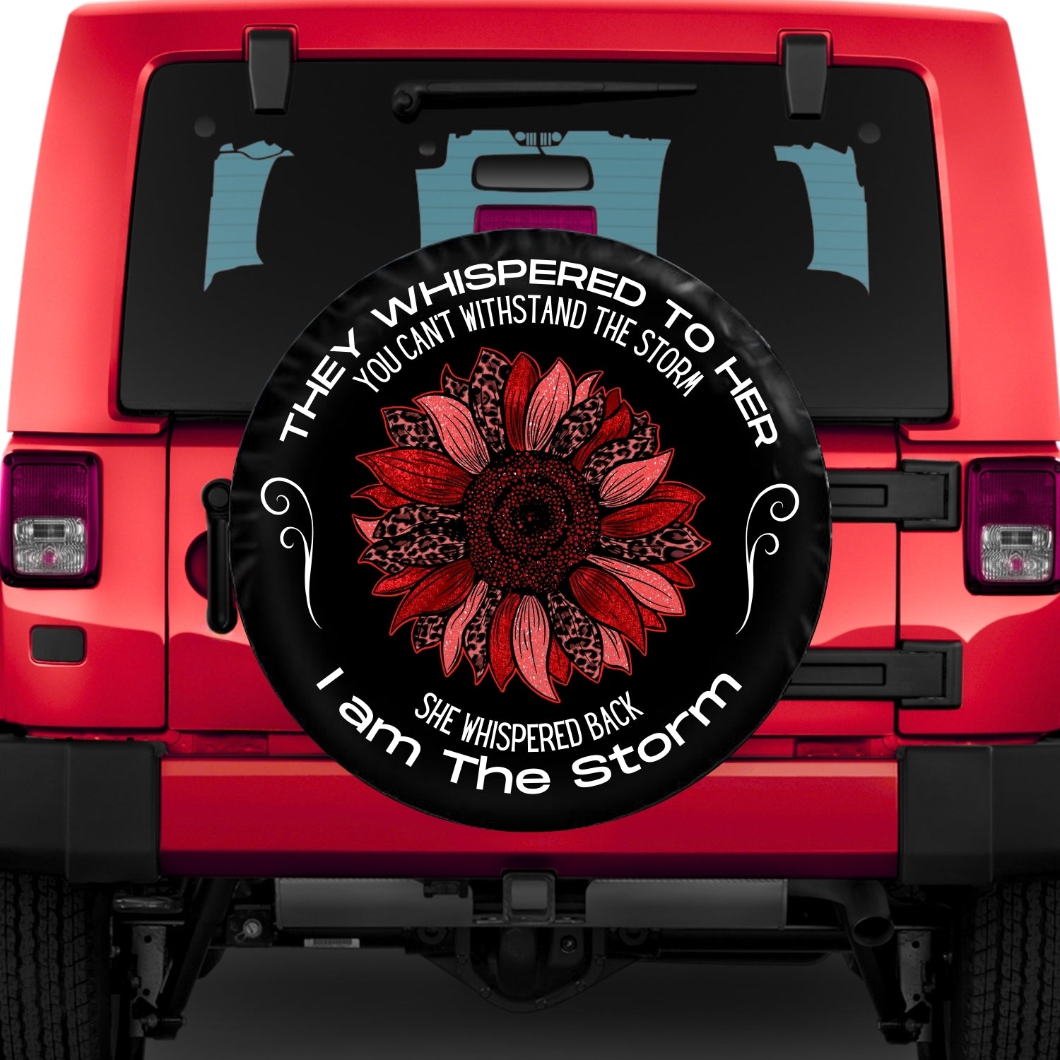 RED TIRE COVERS – COVERDOM
