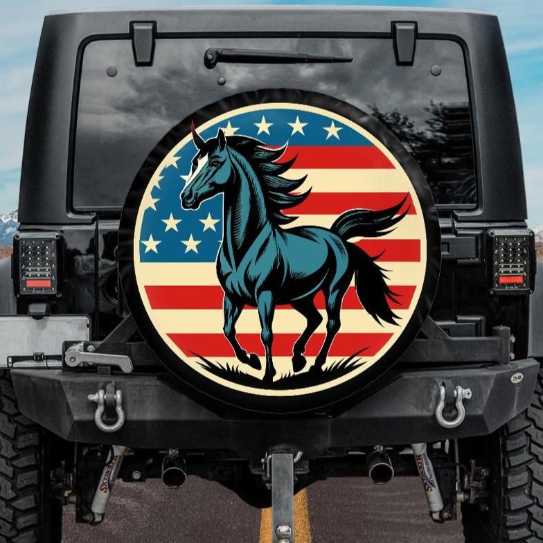 Morgan Horse Spare Wheel Cover – COVERDOM